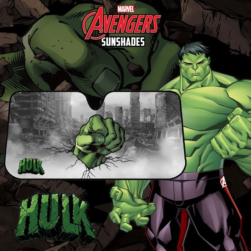 Marvel Avengers Windscreen Sunshade 70cm x 150cm Hulk – Motoquipe New ...