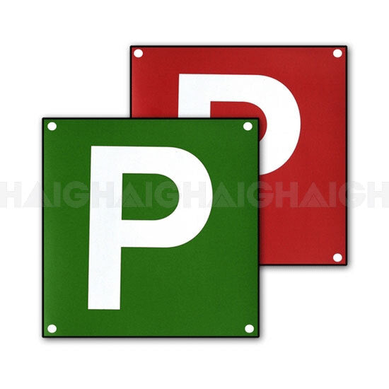 Double sided Plastic Provisional Red and Green P plates P4 – Motoquipe ...
