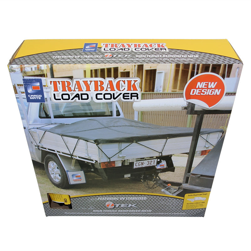Trayback Heavy Duty Load Cover Dual Cab Ute Light Truck Cargo Mesh 1.8 ...