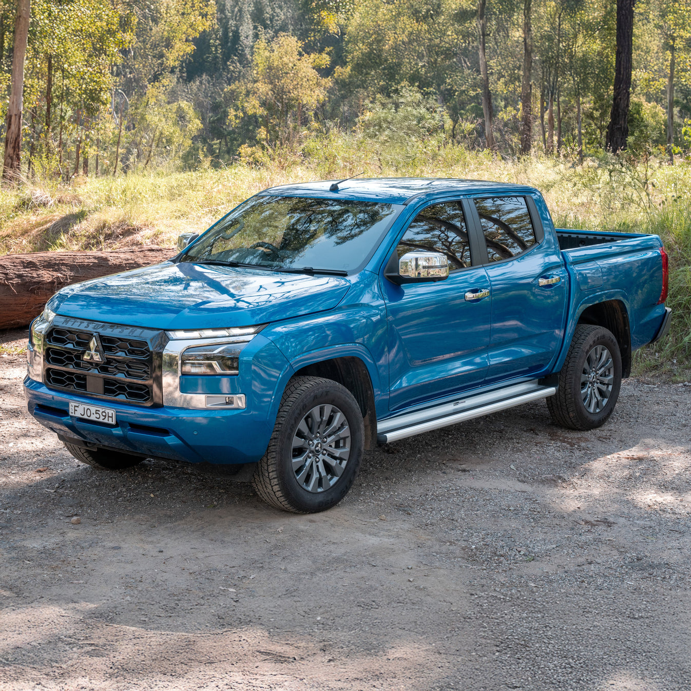 Side Steps Suits Mitsubishi Triton MY24 Dual Cab 2024-On Stepboards 18 ...