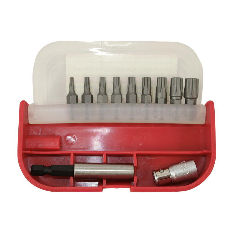 RyTool - 11 Piece 5-Point Torx Bit Set RT9728 – Motoquipe New Zealand