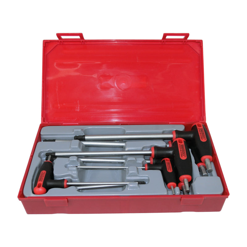 Teng Tools - 7 Piece Hex T-Handle T Handle Set 2.5-8mm TC-Tray TTHEX7 ...