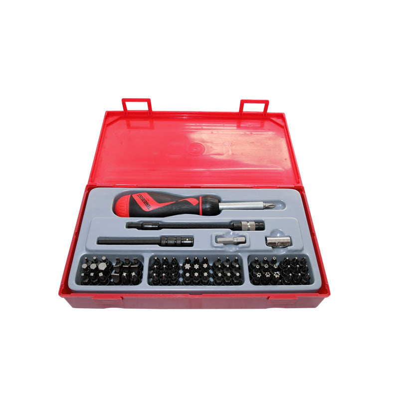Teng Tools - 74 Piece Ratchet Screw Driver Security Bits Set Mega Driv ...